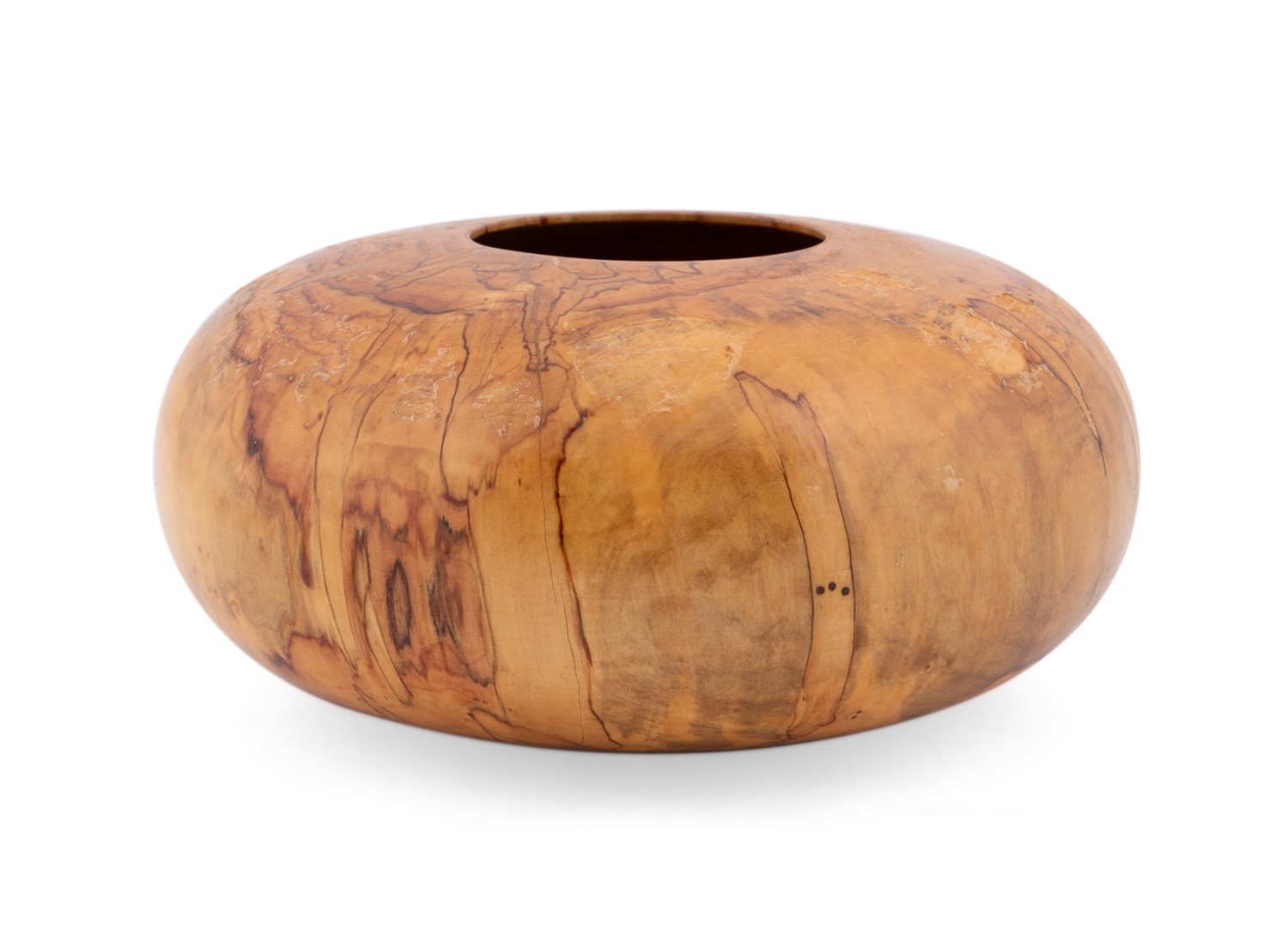 Edward Moulthrop | ED MOULTHROP TURNED ASH-LEAF MAPLE DONUT VESSEL ...