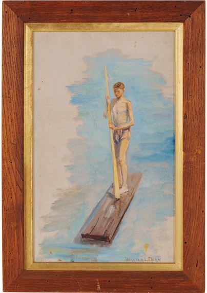 Walter Lofthouse Dean | Boy on a Raft | MutualArt