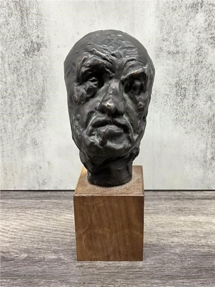 Auguste Rodin | Head of a Man With a Broken Nose | MutualArt