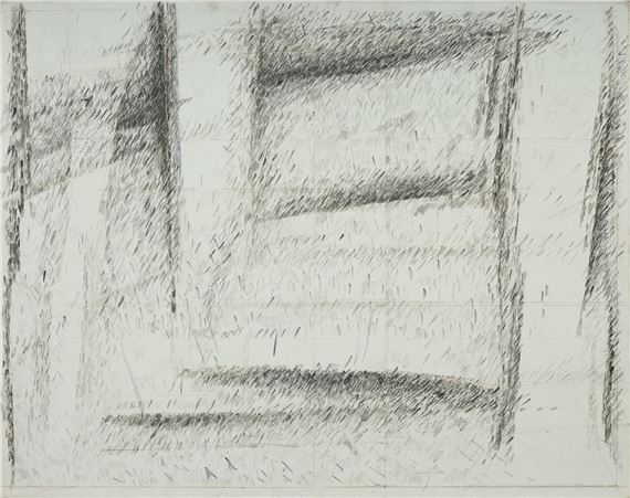 Godfrey Miller | Drawing - Trees and Mountain Series (Circa 1962 ...