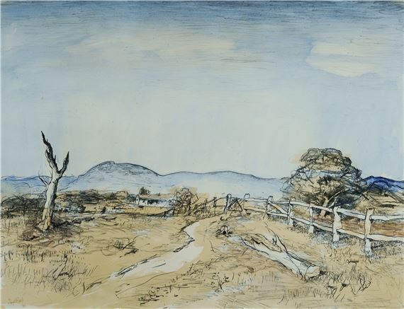 Lloyd Rees | O'Connell Landscape (1980) | MutualArt