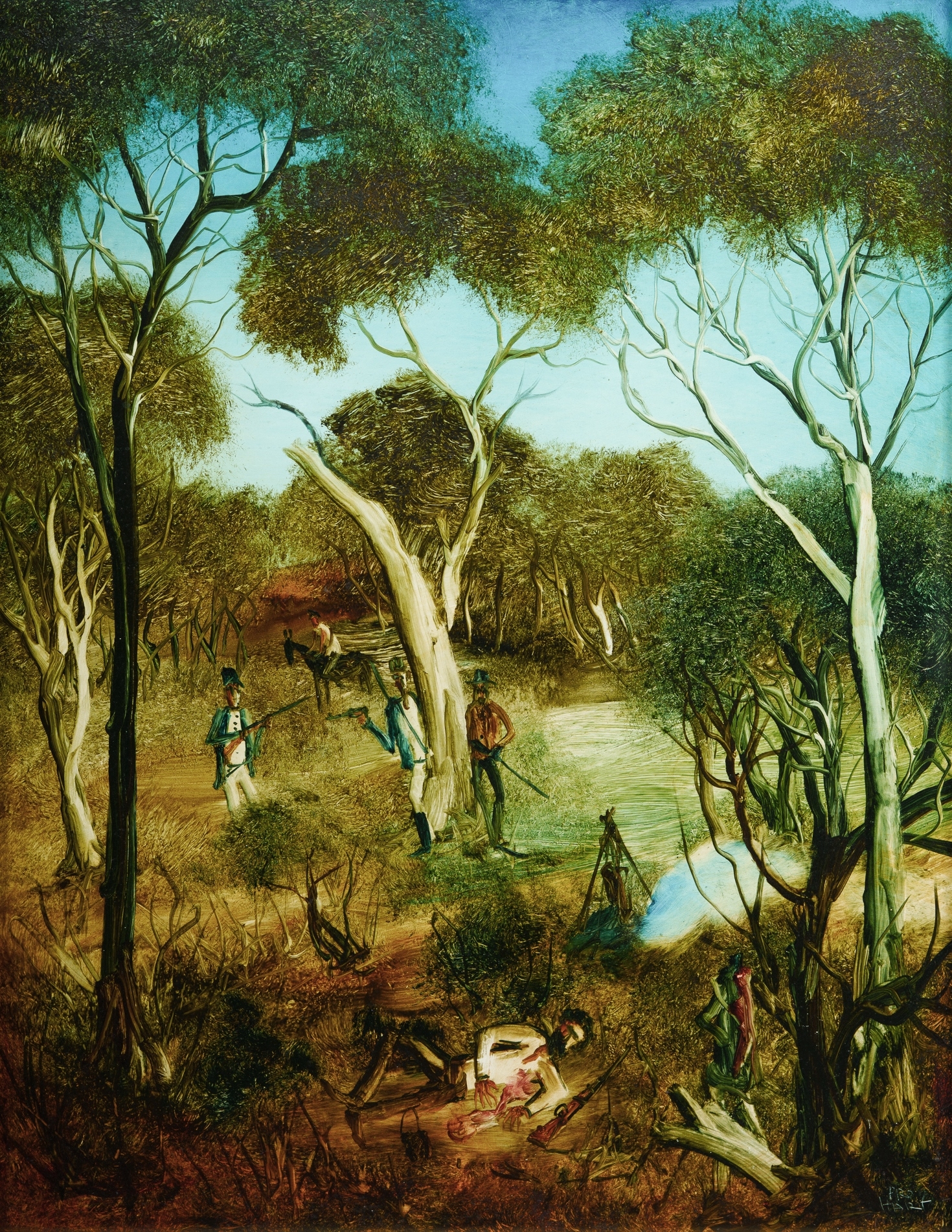 Kevin Charles Hart | The Death of Ben Hall | MutualArt