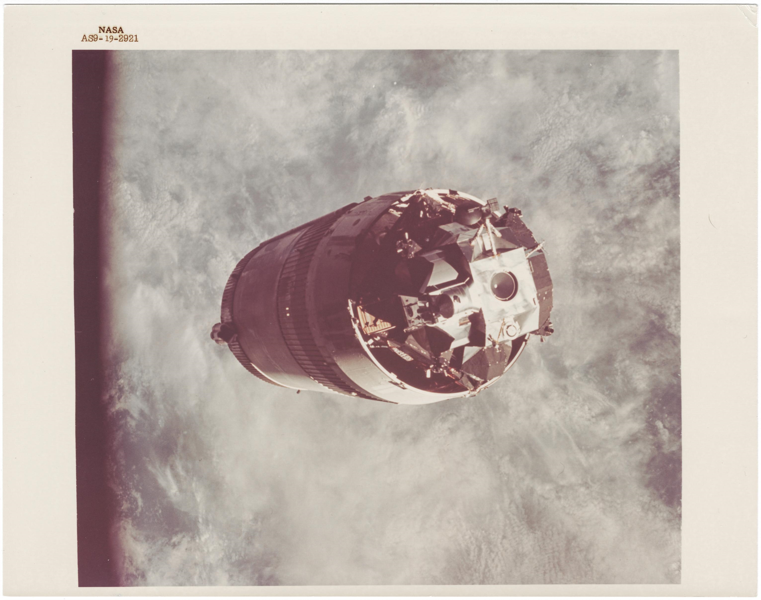 NASA | First docking with the lunar module and extraction from the S ...