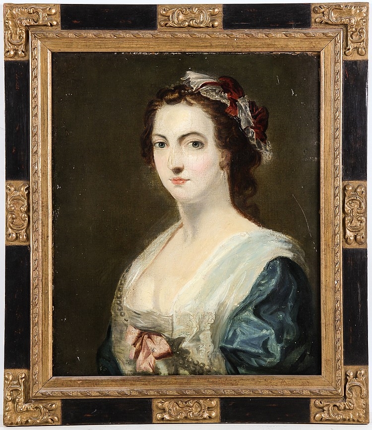 George Romney | Portrait of a Lady (Emma Hamilton | MutualArt