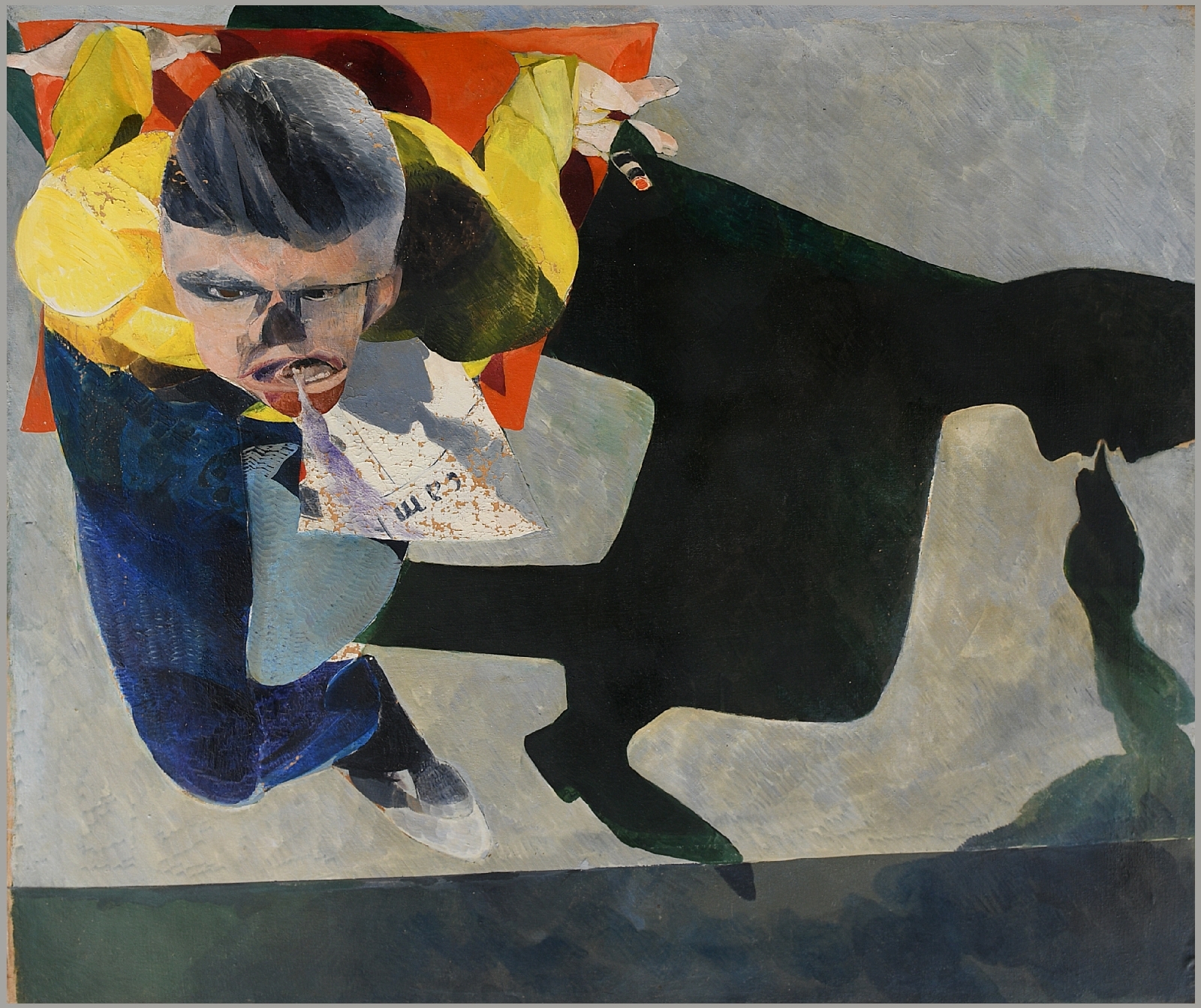 Ennio Calabria | Man and one of his shadows (1967) | MutualArt
