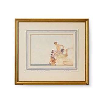 William Russell Flint | The secluded beach | MutualArt