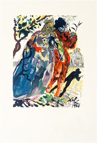 Salvador Dalí | Fille de Minos, Daughter of Minos (1978) | MutualArt