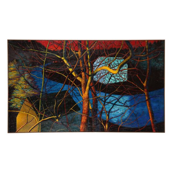 Virginia Derryberry | Landscape with Trees | MutualArt