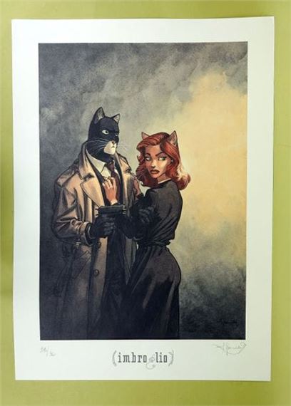 Juanjo Guarnido | Blacksad Large format print | MutualArt