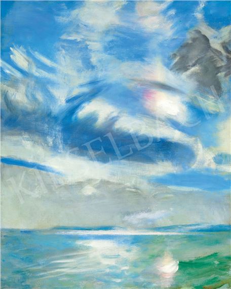 Istvan Csók | Mischievous Lights above Lake Balaton (1930s) | MutualArt