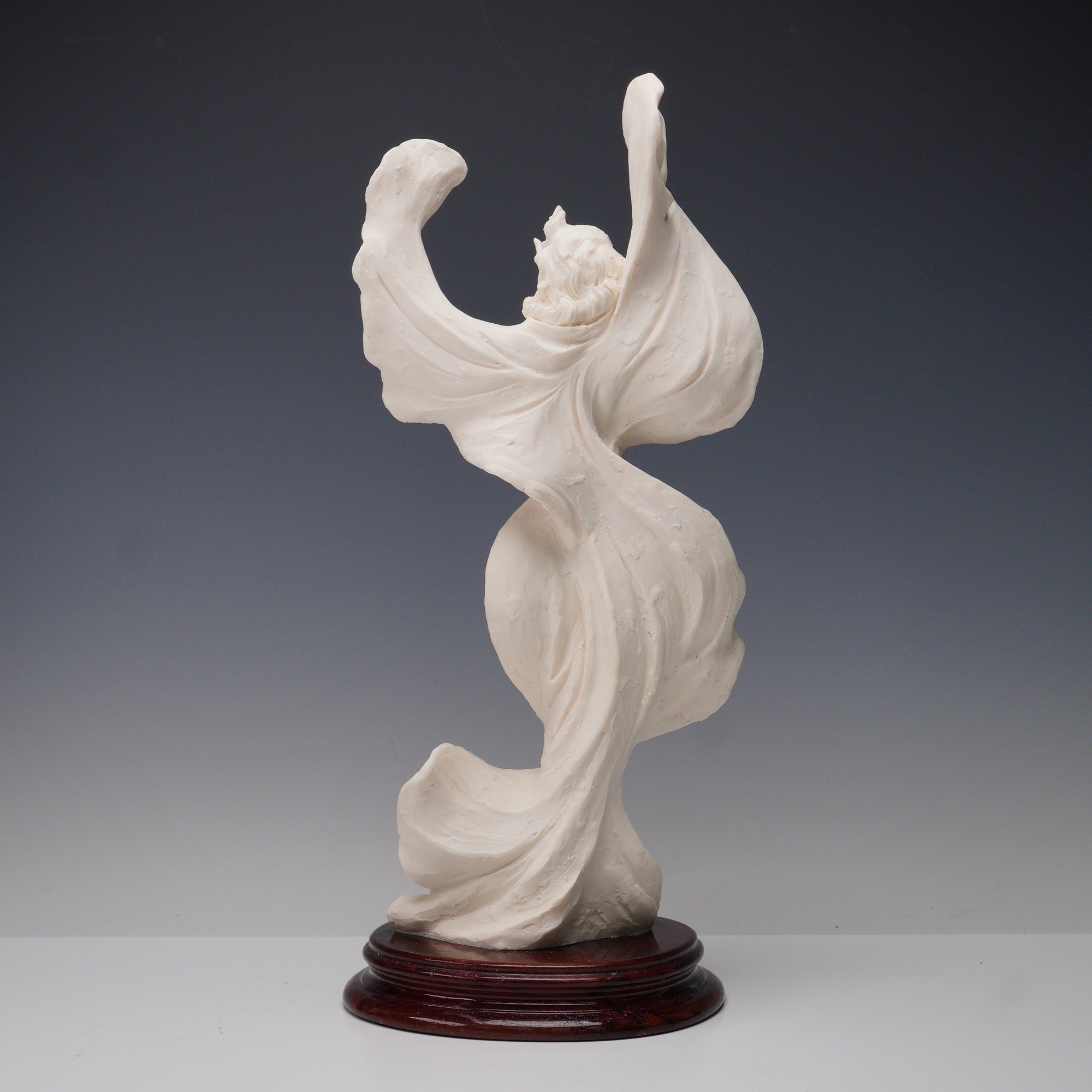Arnaldo Santini | A. Santini Female in Flowing Dress Figurine | MutualArt