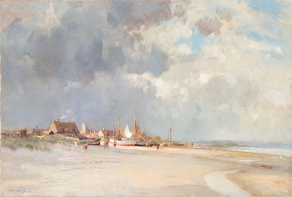 Edward Brian Seago | Gathering Storm, Norfolk Coast (1951) | MutualArt