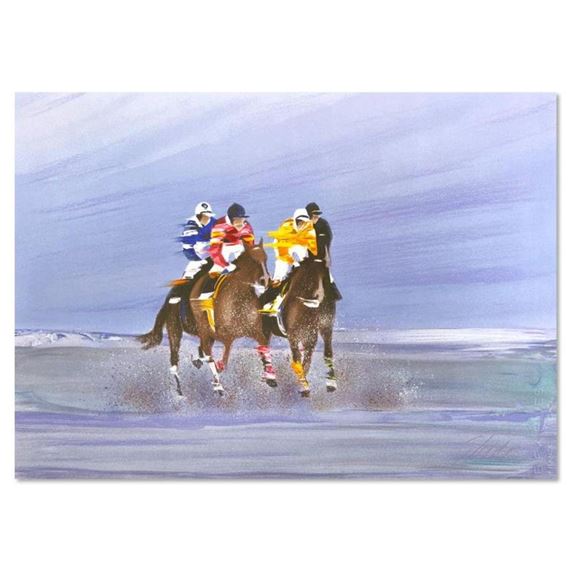 Victor Spahn | Training on the beach | MutualArt