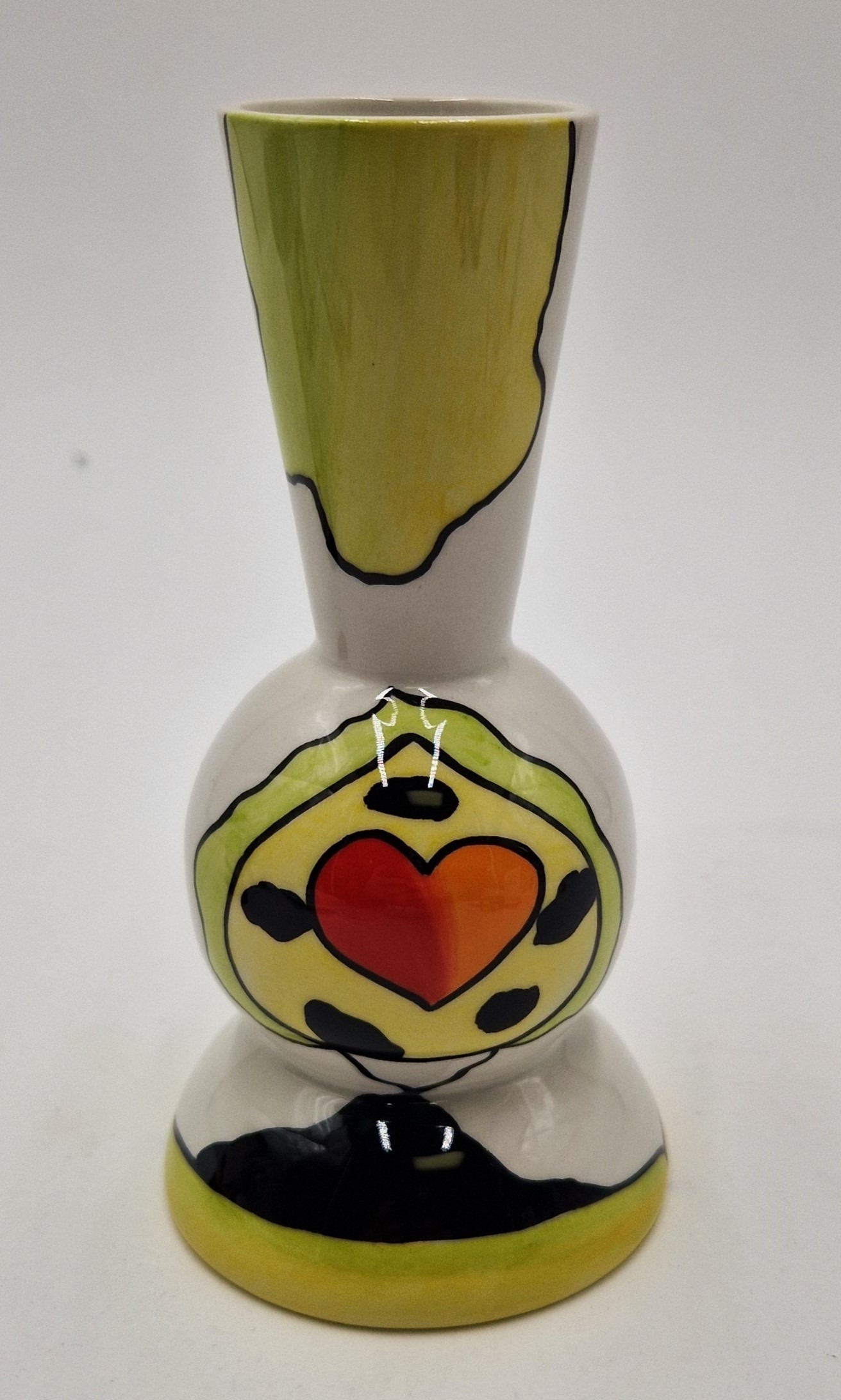 Lorna Bailey | 15cm Conical Vase in the Lyme Valley Design | MutualArt