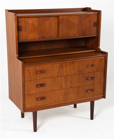 Egon Ostergaard | EGON OSTERGAARD TEAK SECRETARY DESK C. 1960S | MutualArt