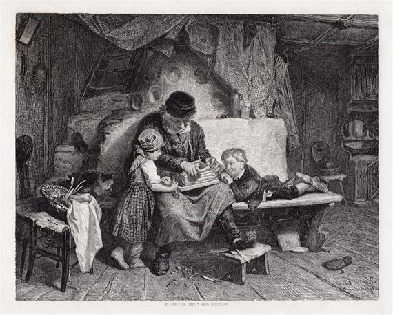 Konrad Grob | The Bird Trap (1879) | MutualArt