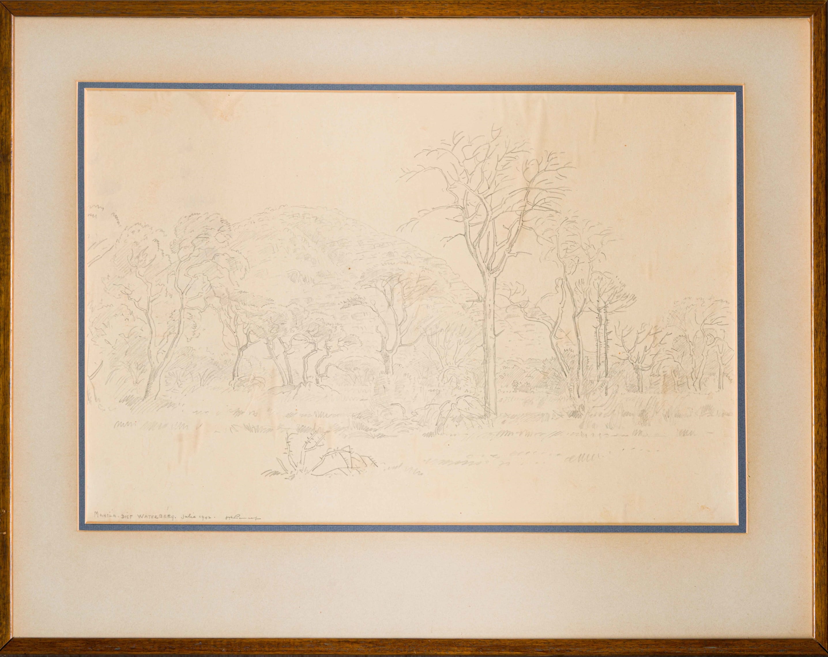 Jacob Hendrik Pierneef | Mahila. Dist Waterberg (1942) | MutualArt