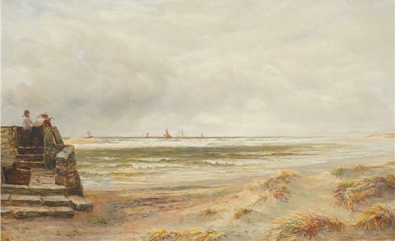 Charles Burt | The Lookout, Barmouth (1891) | MutualArt