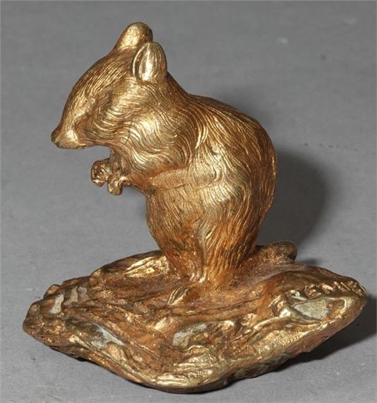 Emmanuel Frémiet | Mouse on an oyster | MutualArt