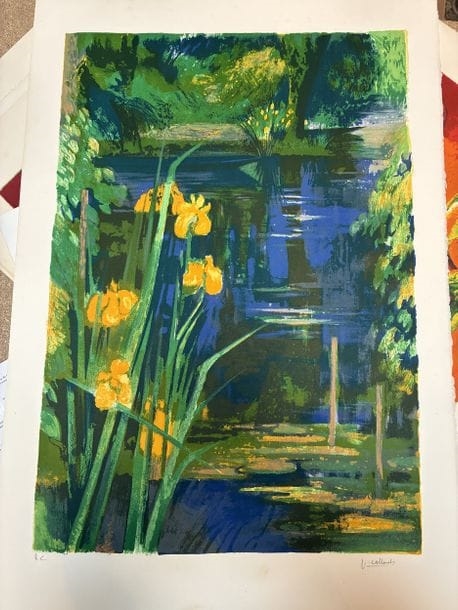 Collomb Paul | L'étang le soir - Bouquet à la théière - Arlequin ...