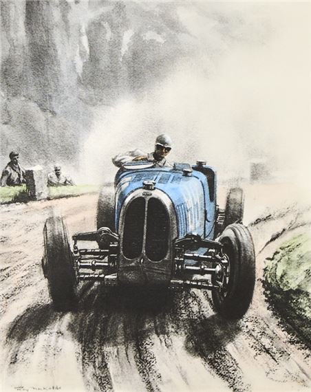 Roy Nockolds | Louis Chiron, 4 wheel drive Bugatti, Klausen Hill Climb ...