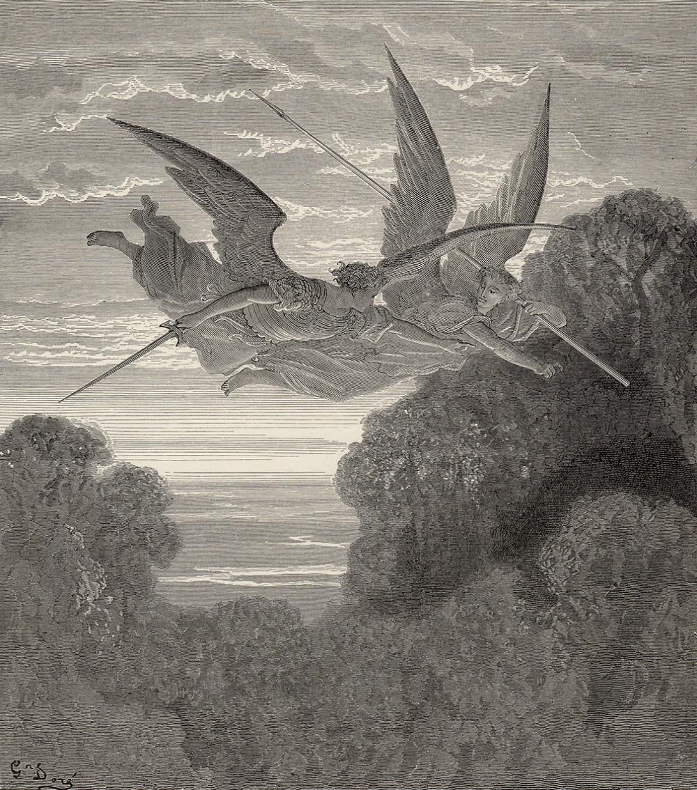 Gustave Doré | Angels (Milton's Paradise Lost (1880) | MutualArt