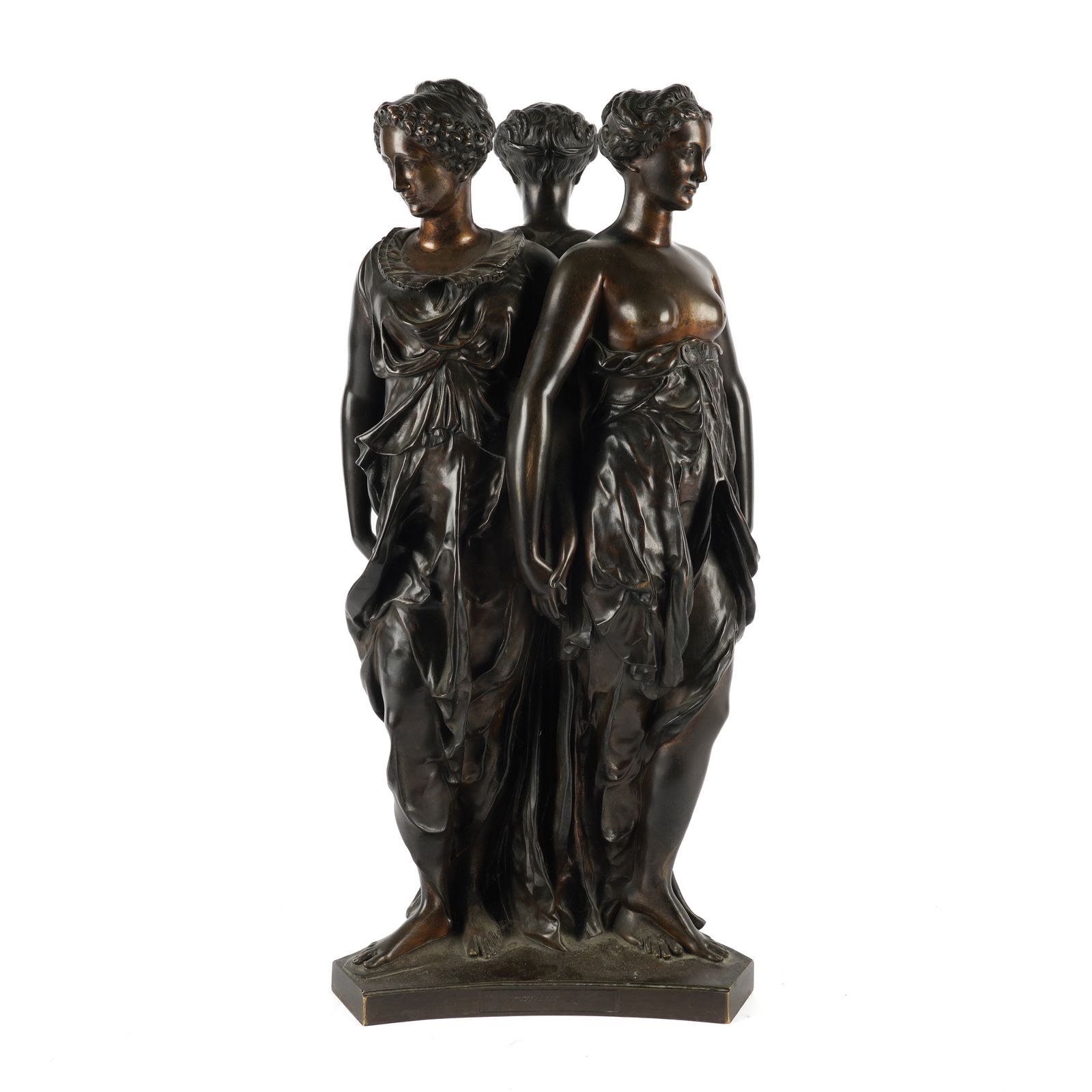 Germain Pilon | A FRENCH BRONZE FIGURE GROUP OF THE THREE GRACES (Circa ...