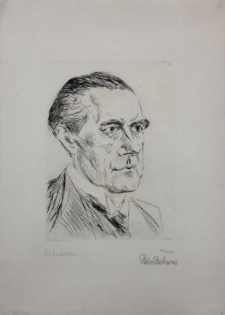 Max Liebermann | Portrait Peter Behrens | MutualArt