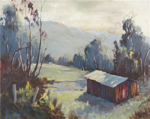 Liam Ferguson | Landscape - Shed/Bush Scene | MutualArt
