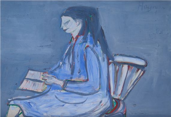 Patrick Hayman | GIRL READING (1961) | MutualArt
