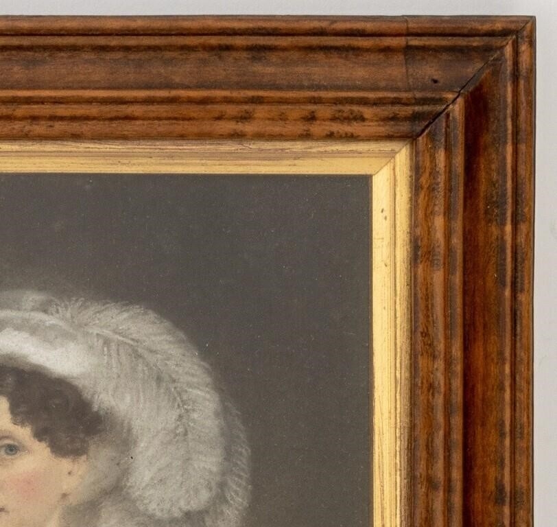 Rolinda Sharples | Portrait of a Seated Lady in White Dress, Feather ...