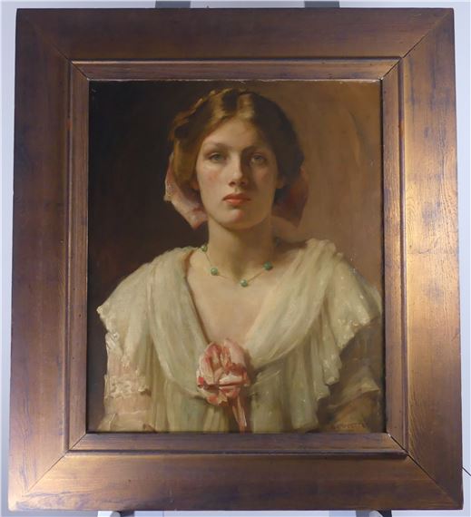 Kenneth Edwin Wootton | Portrait of a young woman | MutualArt
