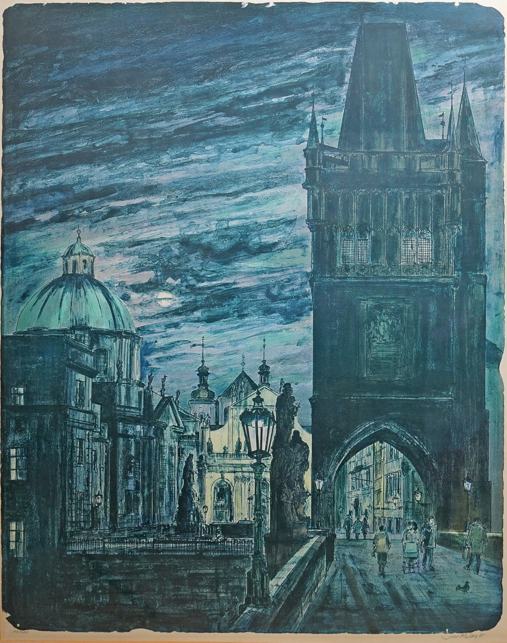Jan Mácha | Staroměstská mostecká věž - velký formát | MutualArt
