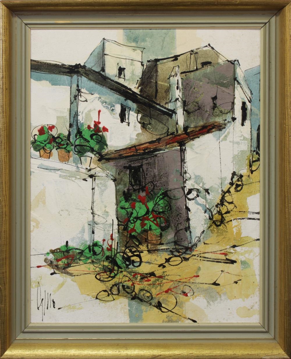 Bernard Dufour | Mediterranean Village | MutualArt