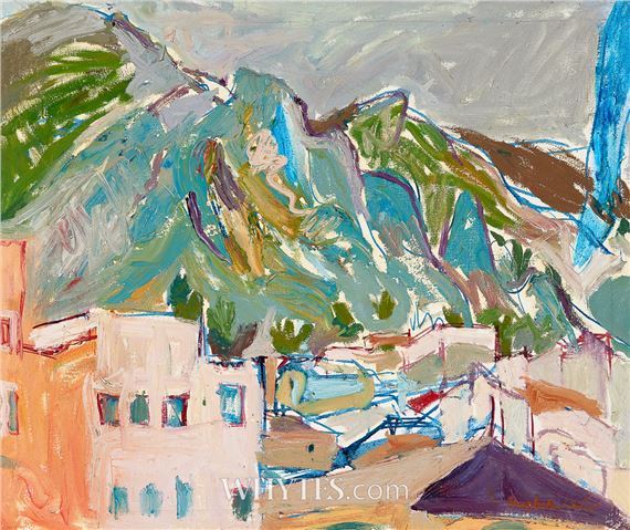 Elizabeth Cope | MOUNTAIN TOWN | MutualArt
