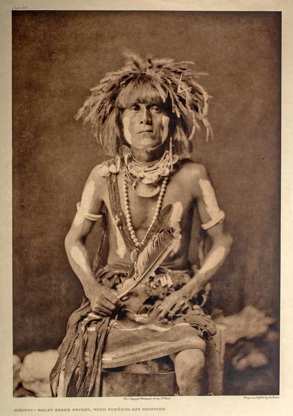 Edward S. Curtis | Snake Priest (1921) | MutualArt