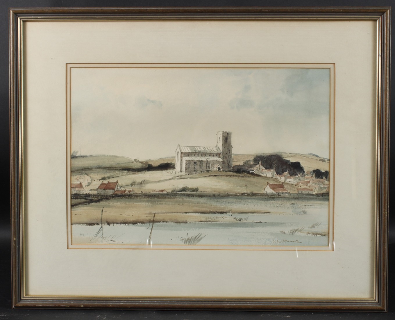 Leslie L. Hardy Moore | Morston Church, N Norfolk | MutualArt