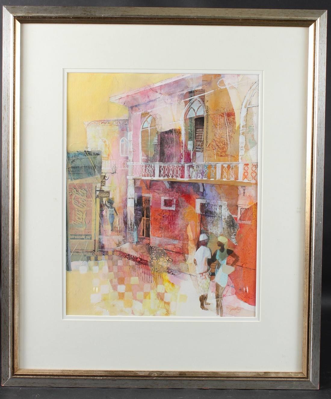 Deborah Gourlay | Caribbean street scene | MutualArt