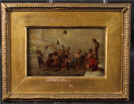 Albert Ludovici | Children playing | MutualArt