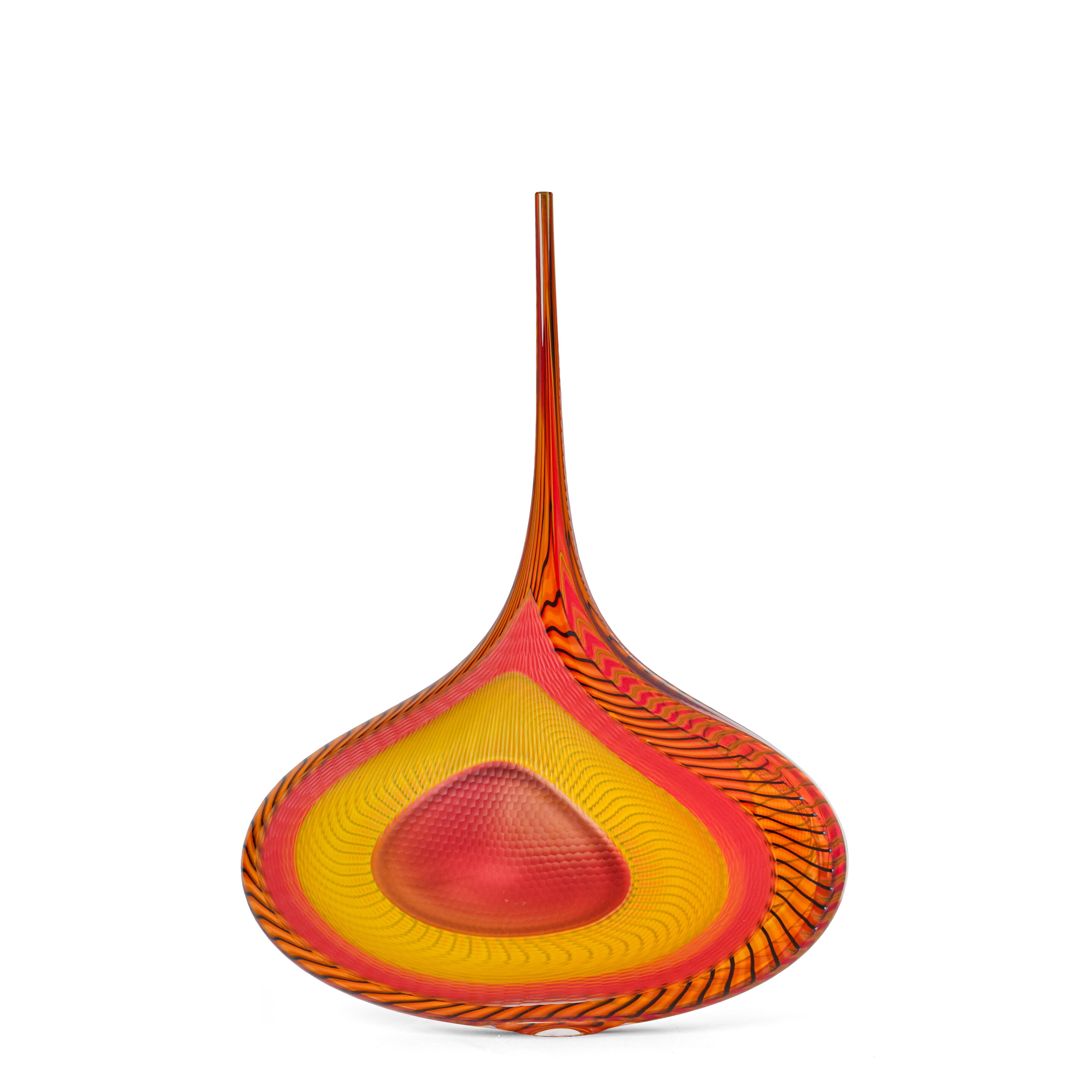 Lino Tagliapietra | Angel Tear 2008 blown glass with battuto, inscribed ...