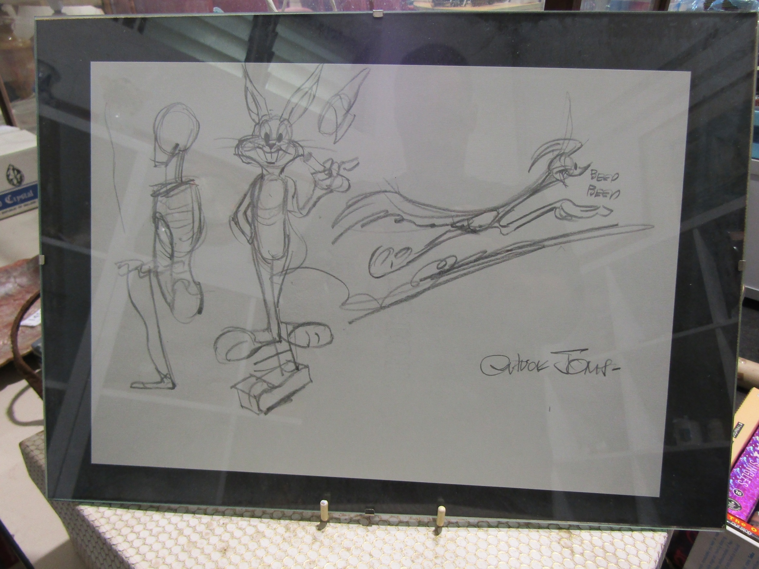 Chuck Jones | An original pencil sketch of Bugs Bunny | MutualArt