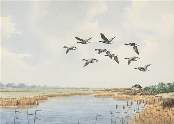 Craig Sheppard | Geese in Flight | MutualArt