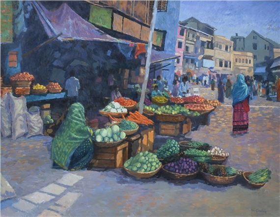 Annabel Gosling | Indian Market | MutualArt