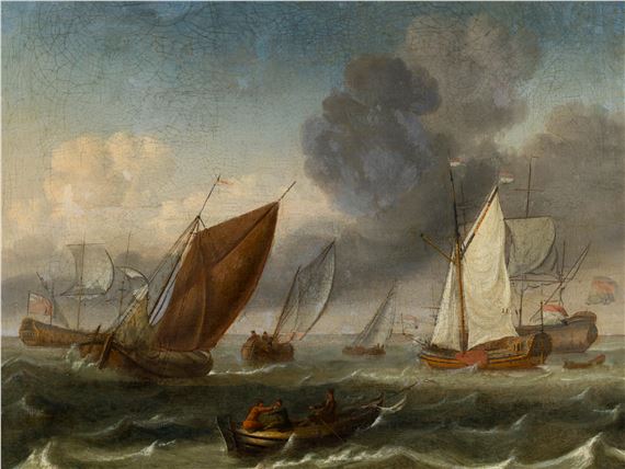 Jan Abrahamsz. Beerstraten | Schiffe auf rauer See (1622 - 1666 ...