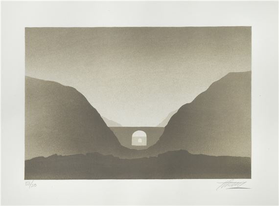 Trevor Grimshaw | Trees and Moon (1983) | MutualArt