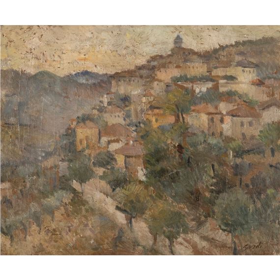 Luigi Surdi | Landscape (1897) | MutualArt