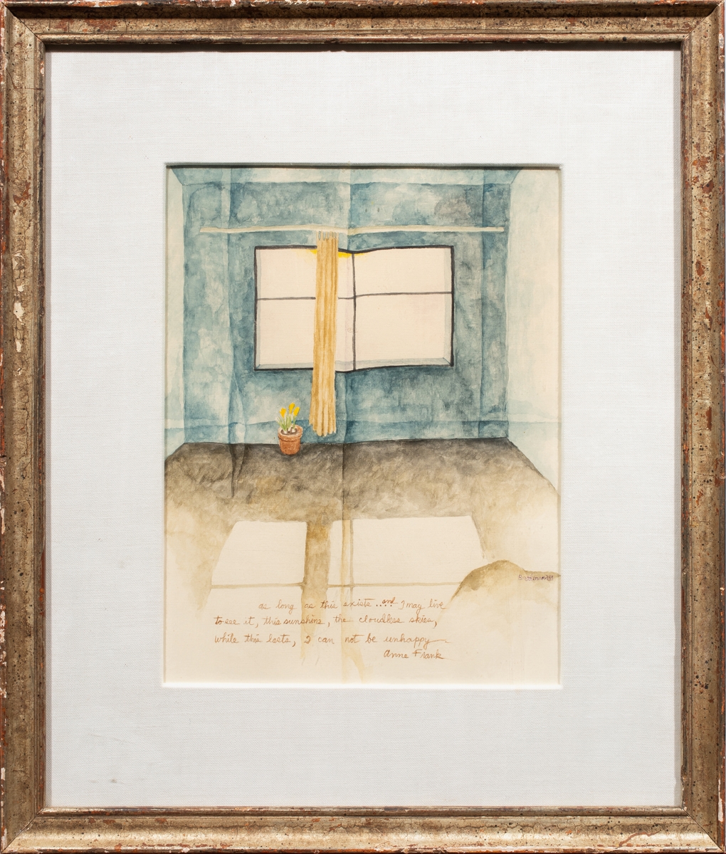 Morris Gaylord Broderson | Anne Frank's Window #1 (1969) | MutualArt