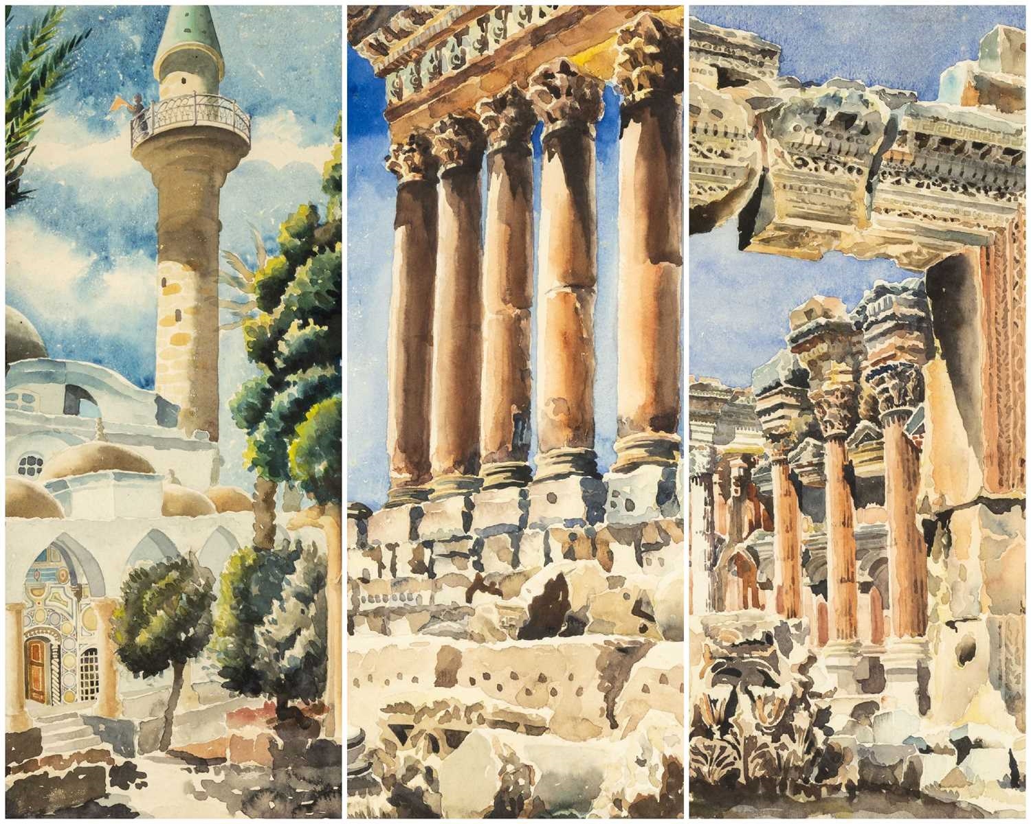 E. Meirion Roberts | Temple of Bacchus (1945) | MutualArt