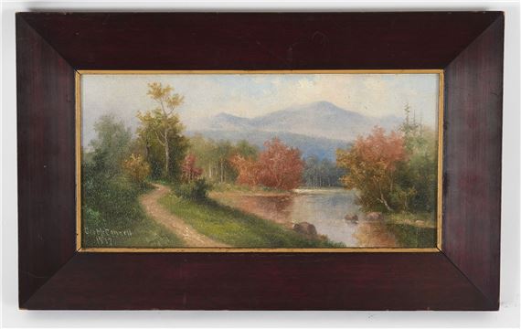 George McConnell | An Autumn landscape (1917) | MutualArt