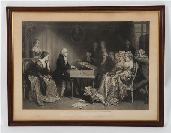 Edouard Jean Conrad Hamman | Mozart A Vienne (1856) | MutualArt